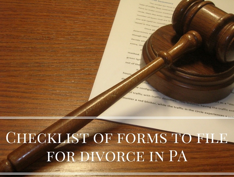 [Checklist] How to File for Divorce in PA - Forms and Filing Mistakes
